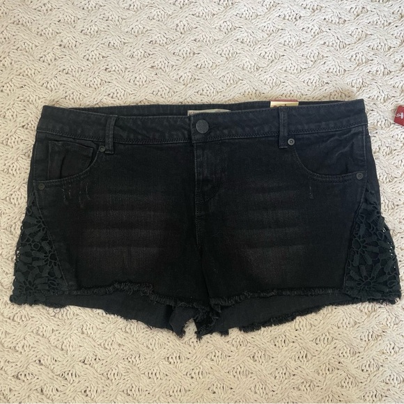No Boundaries | Shorts | No Boundaries Juniors Demin Black Shorts Nwt ...